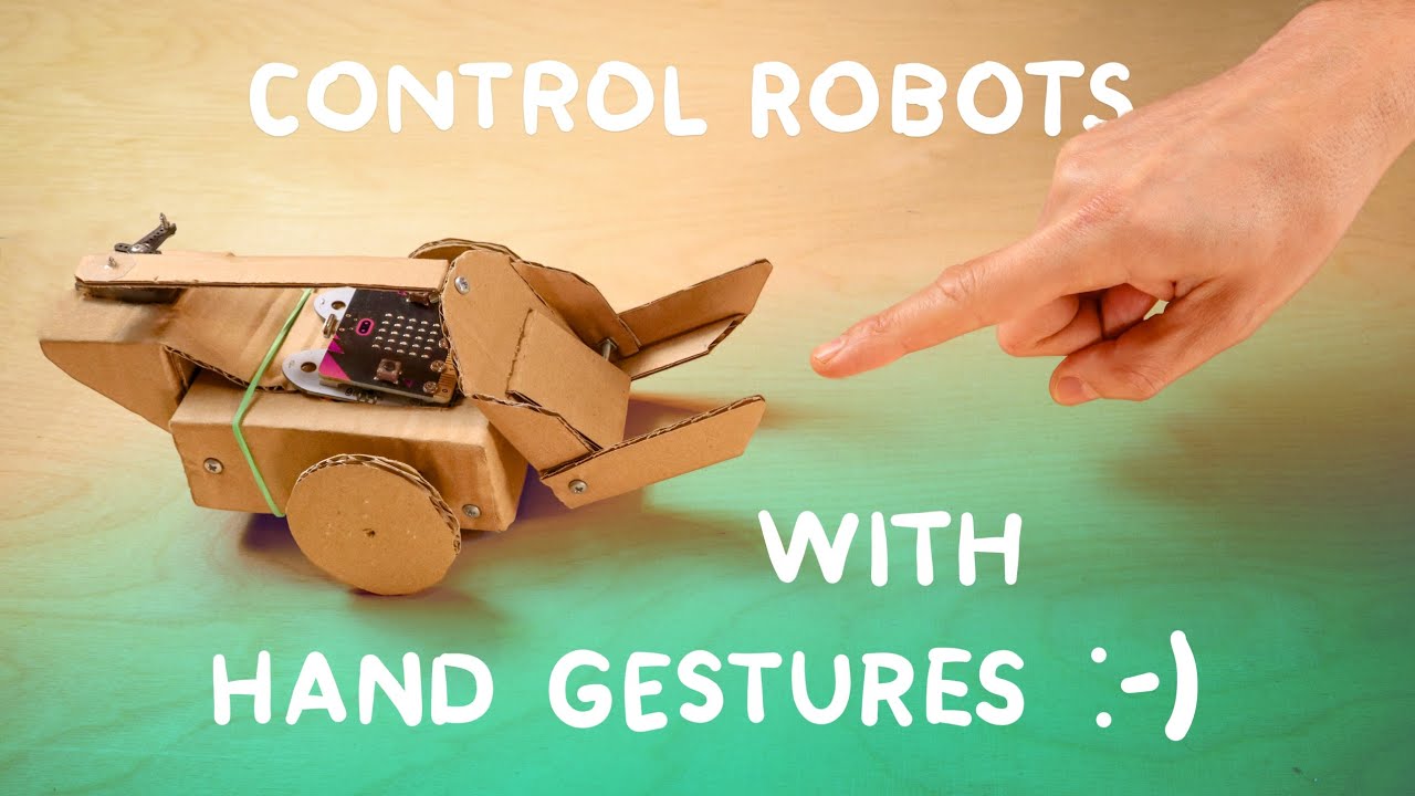 Train AI To Control Micro:Bit Robot With Hand Gestures - YouTube