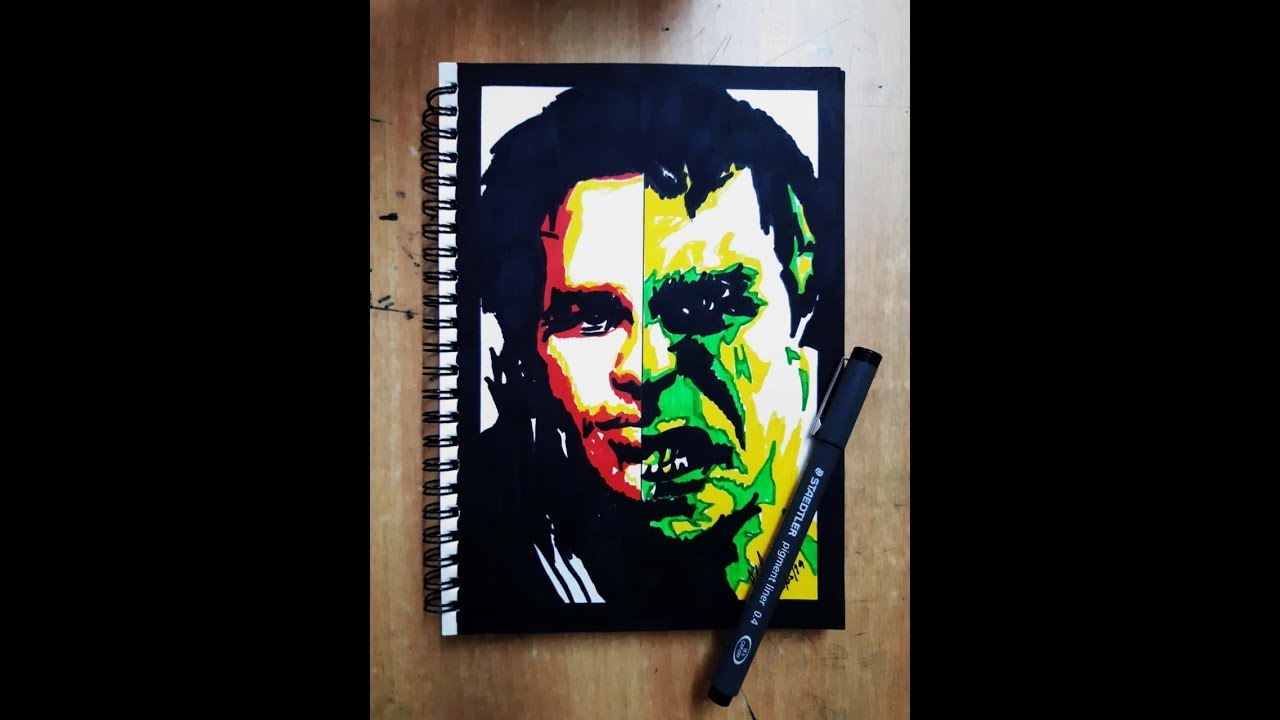 How To Draw Hulk | Mark Ruffalo || Pop Art Painting. - YouTube