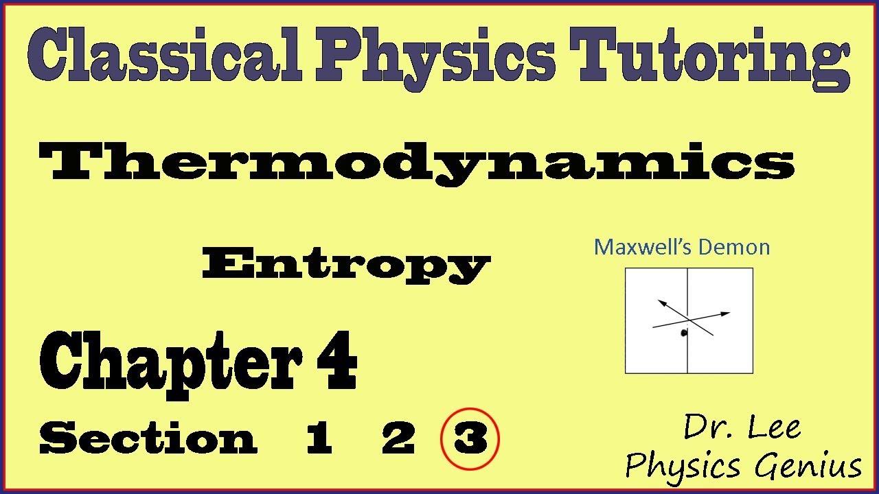 Classical Physics Tutoring (19) Gibb's Entropy - YouTube