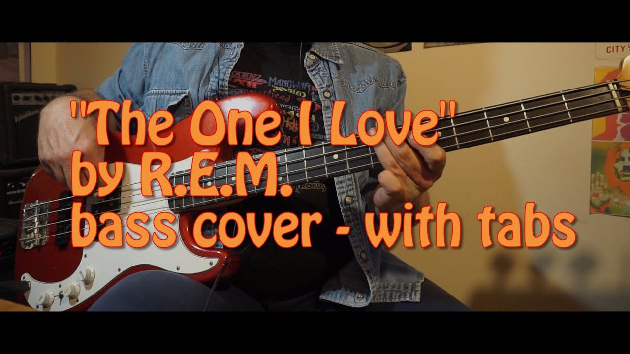"The One I Love" by R.E.M. - bass cover with tabs - YouTube