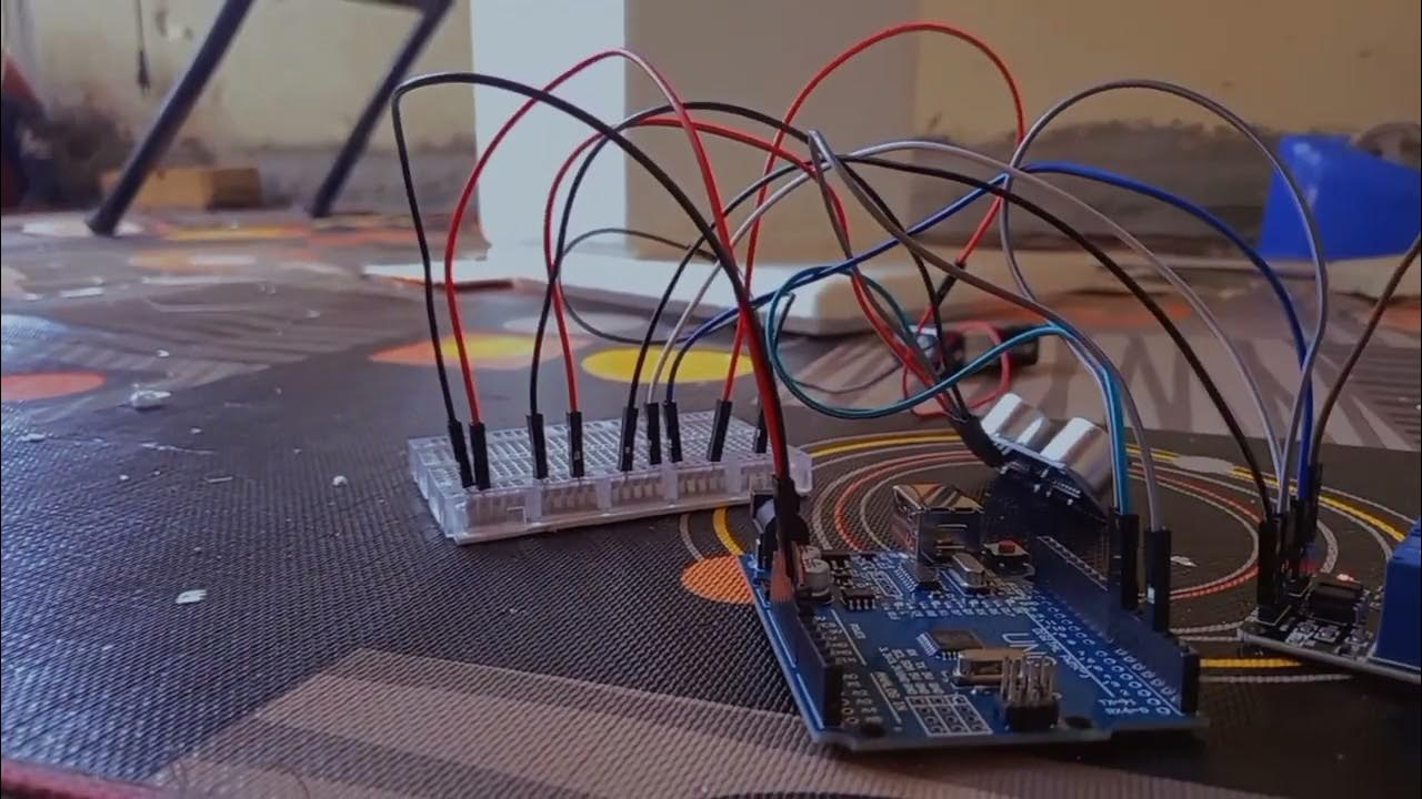 PROJEK UAS MICROCONTROLLER||Membuat Dispenser Otomatis menggunakan Arduino Uno. - YouTube