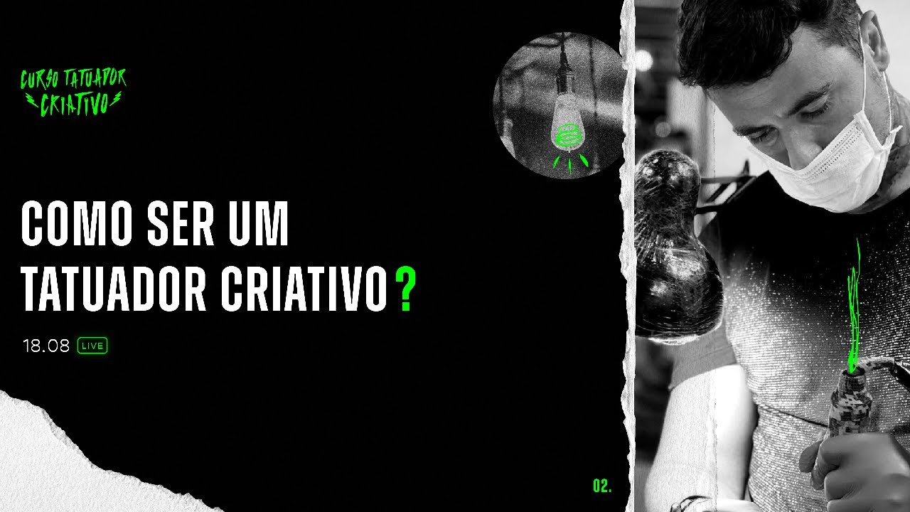 COMO SER UM TATUADOR CRIATIVO? / CURSO TATUADOR CRIATIVO - YouTube