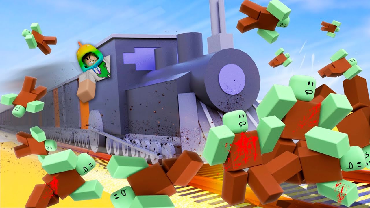 Sobreviví en un Mundo LLENO de ZOMBIES (rieles muertos 💀) - YouTube