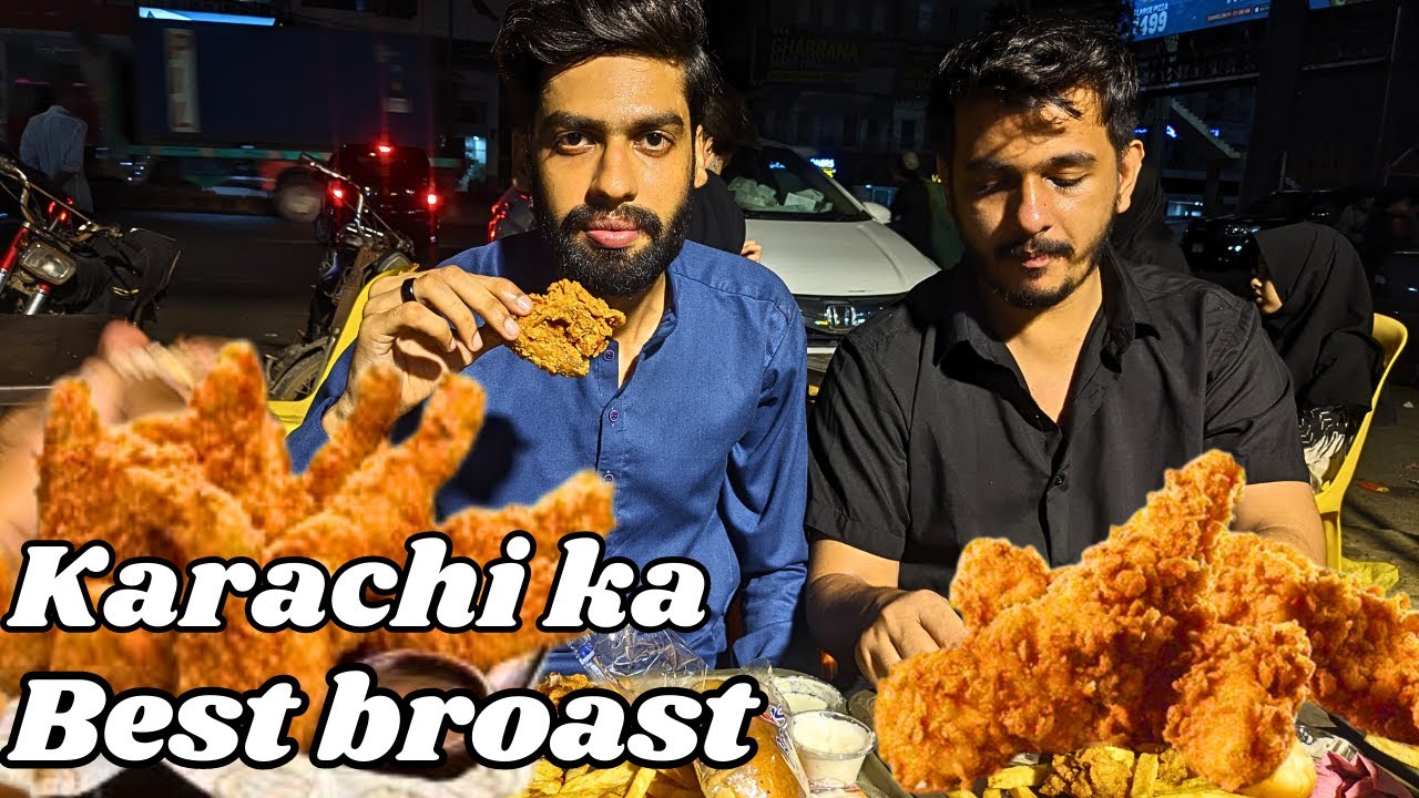 Finding karachi ka best chicken broast|the great karachi broast|tipu ...