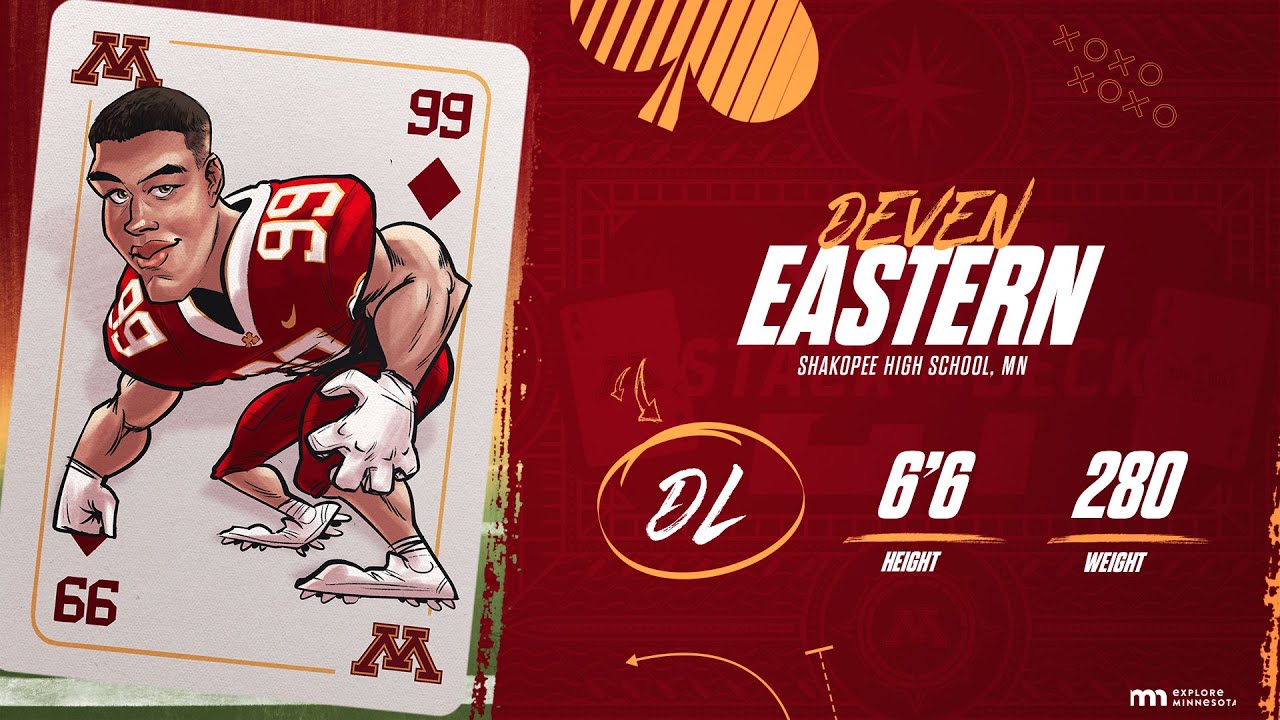 Deven Eastern Highlights: Gopher Football #StacktheDeck21 Signing Day ...
