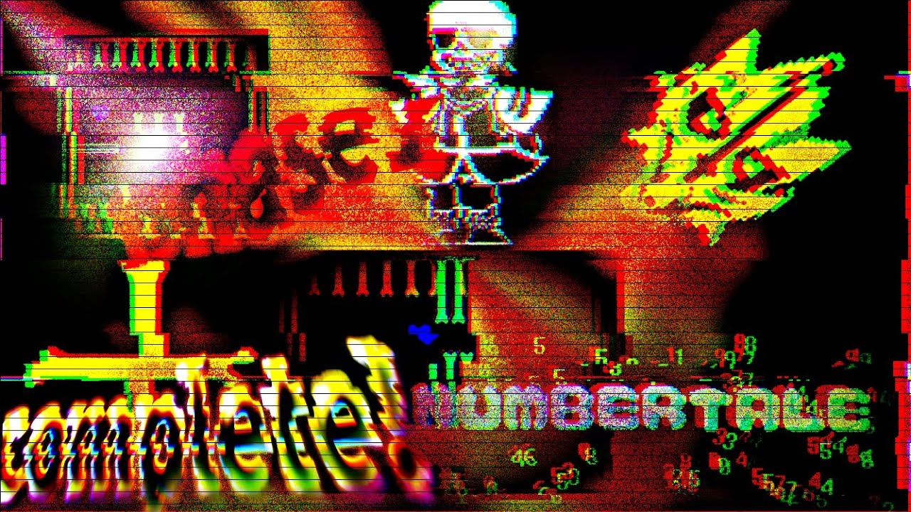 【UNDERTALE fangame】NUMBERTALE SANS FIGHT Phase1 complete!! - YouTube