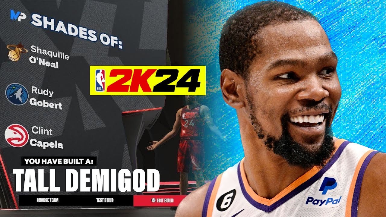 La Build de KD en NBA 2k24! Un 6’9” Que Lo Hace TODO! - YouTube