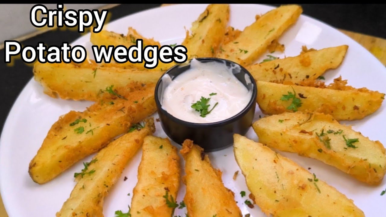 crispy potato wedges | how to make potato wedges | Easy potato wedges ...