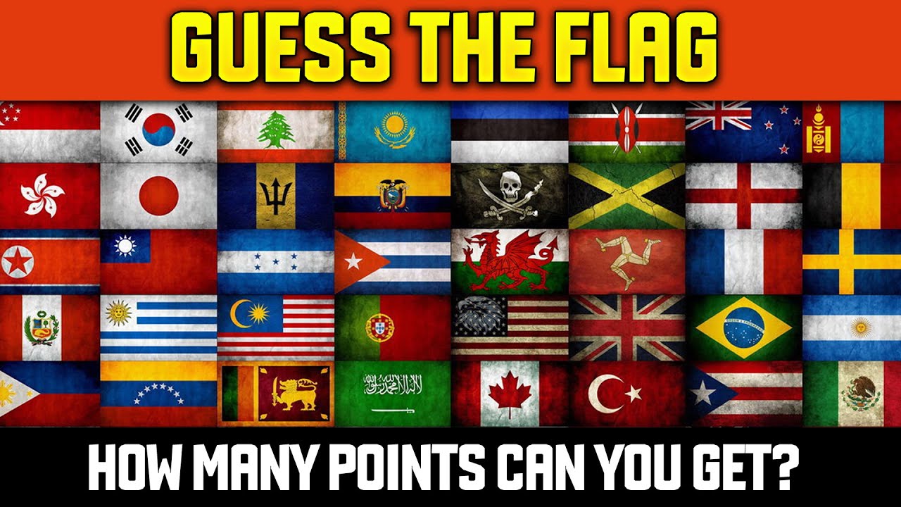 GUESS the FLAG Quiz | Country Flags | General Knowledge Quiz - YouTube