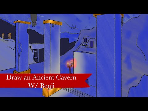Draw an ANCIENT Cavern With Benji 