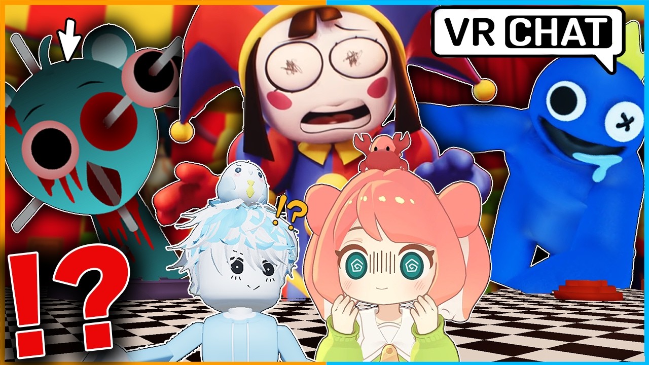 『スプランキー』がデジタルサーカスの世界に来た...！？リアルすぎるデジサーのマップがヤバすぎたVRChat【キャラクター/SPRUNKI ...