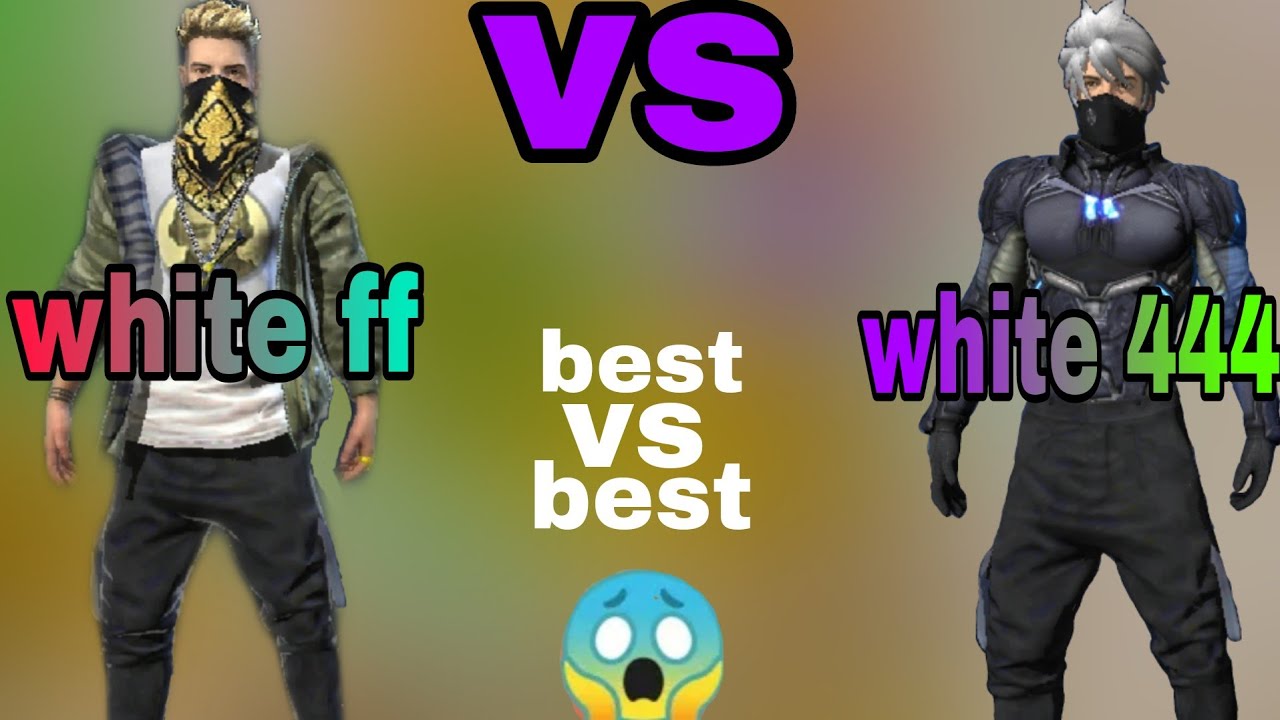 White ff vs White 444 gameplay video who is the best ?? Bd broken ...