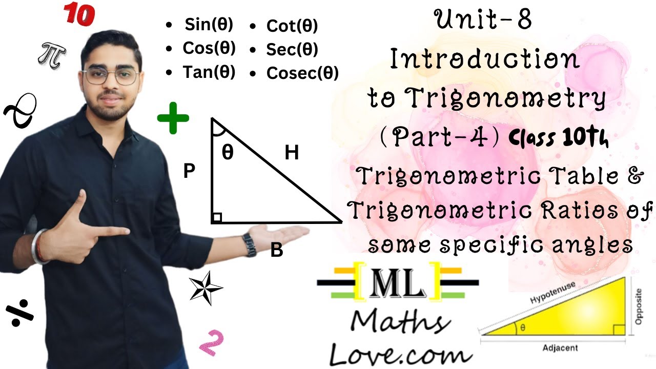 Trigonometric Table, Unit-8 Introduction to Trigonometry (Part-4), Class 10th, Maths - YouTube