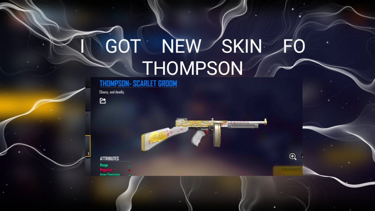 I GOT The THOMPSON SKIN 😁😁 please subscribe 😿 - YouTube