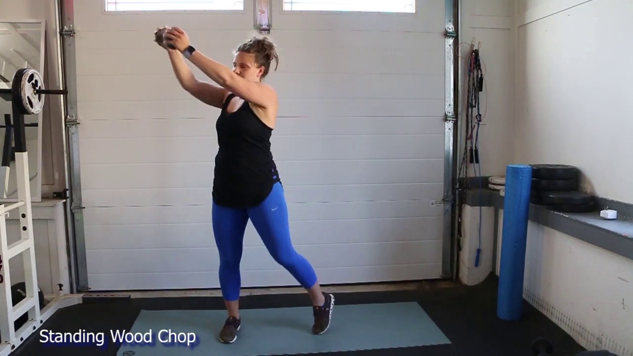 Standing Wood Chop - YouTube