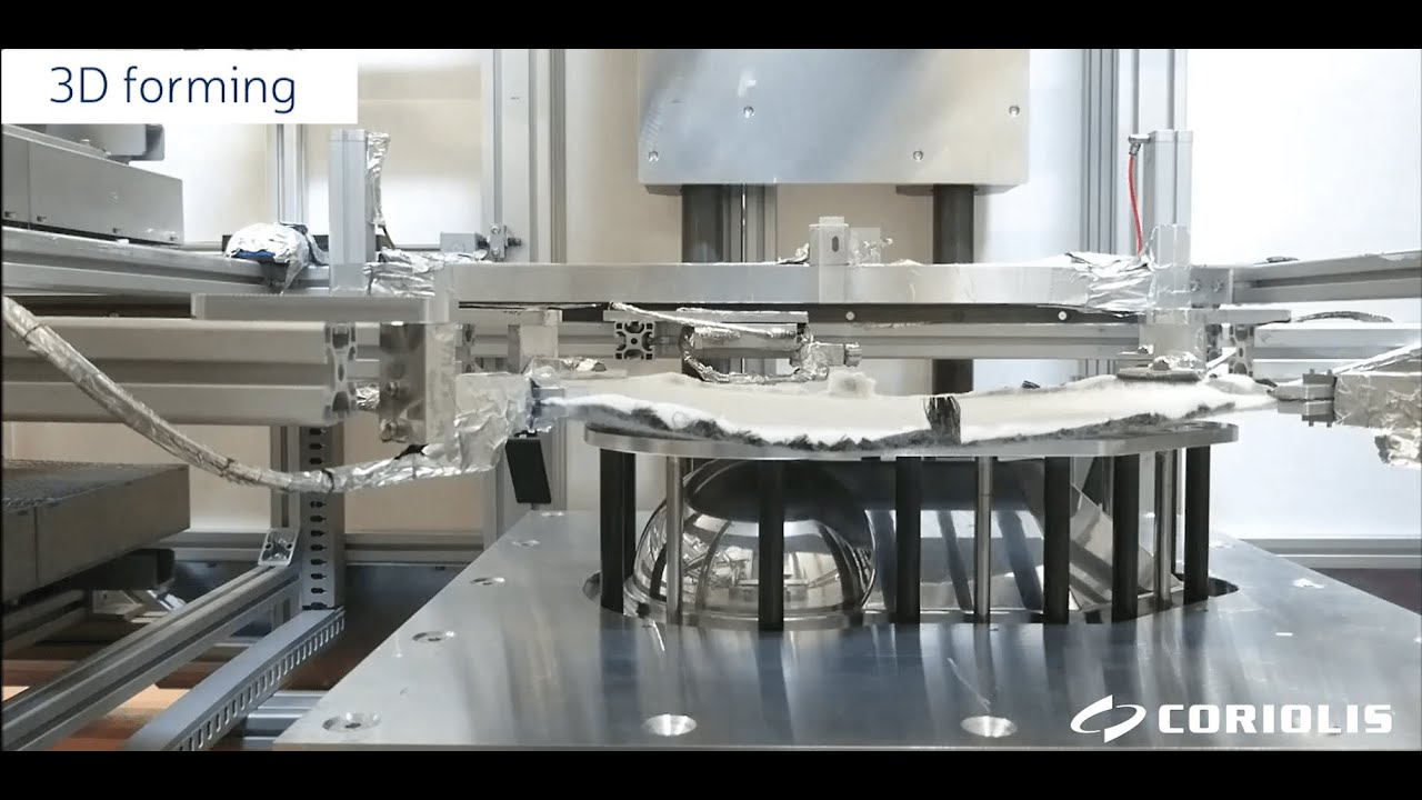 Coriolis Composites - 3D forming of Coriolis’Innovative preforms - YouTube