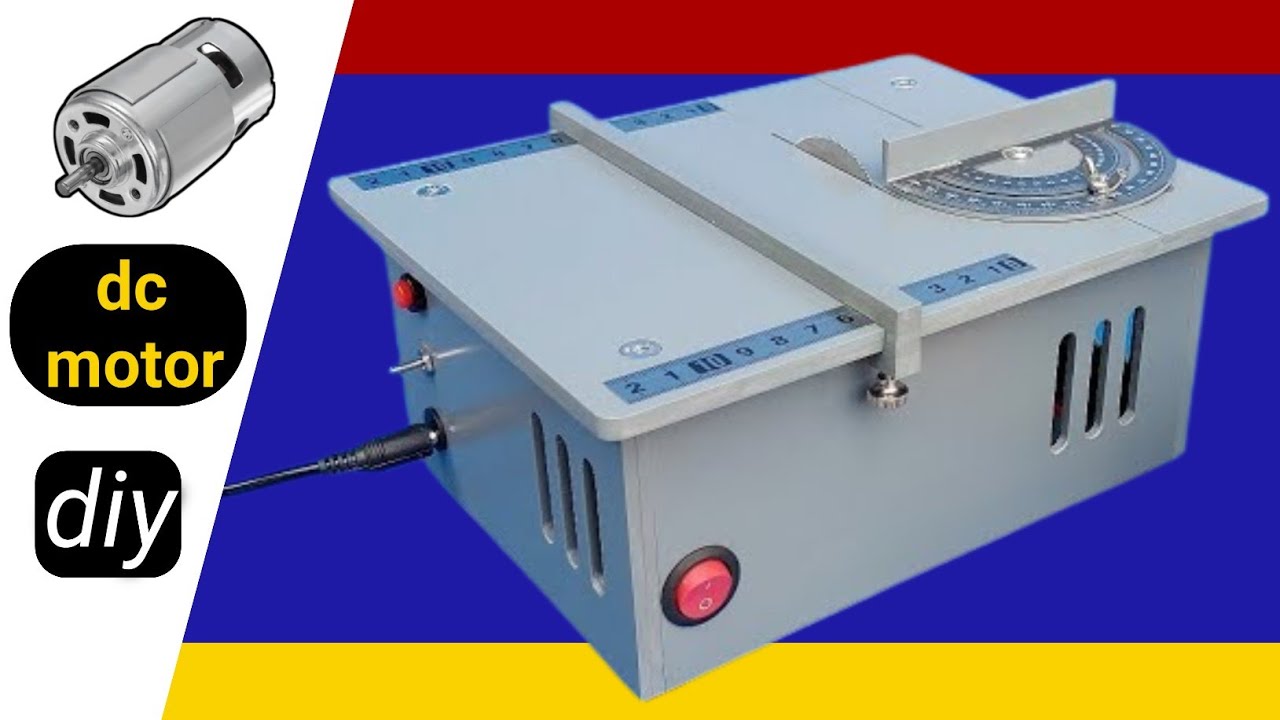 How To Make Mini Table Sow | 775 DC motor - YouTube