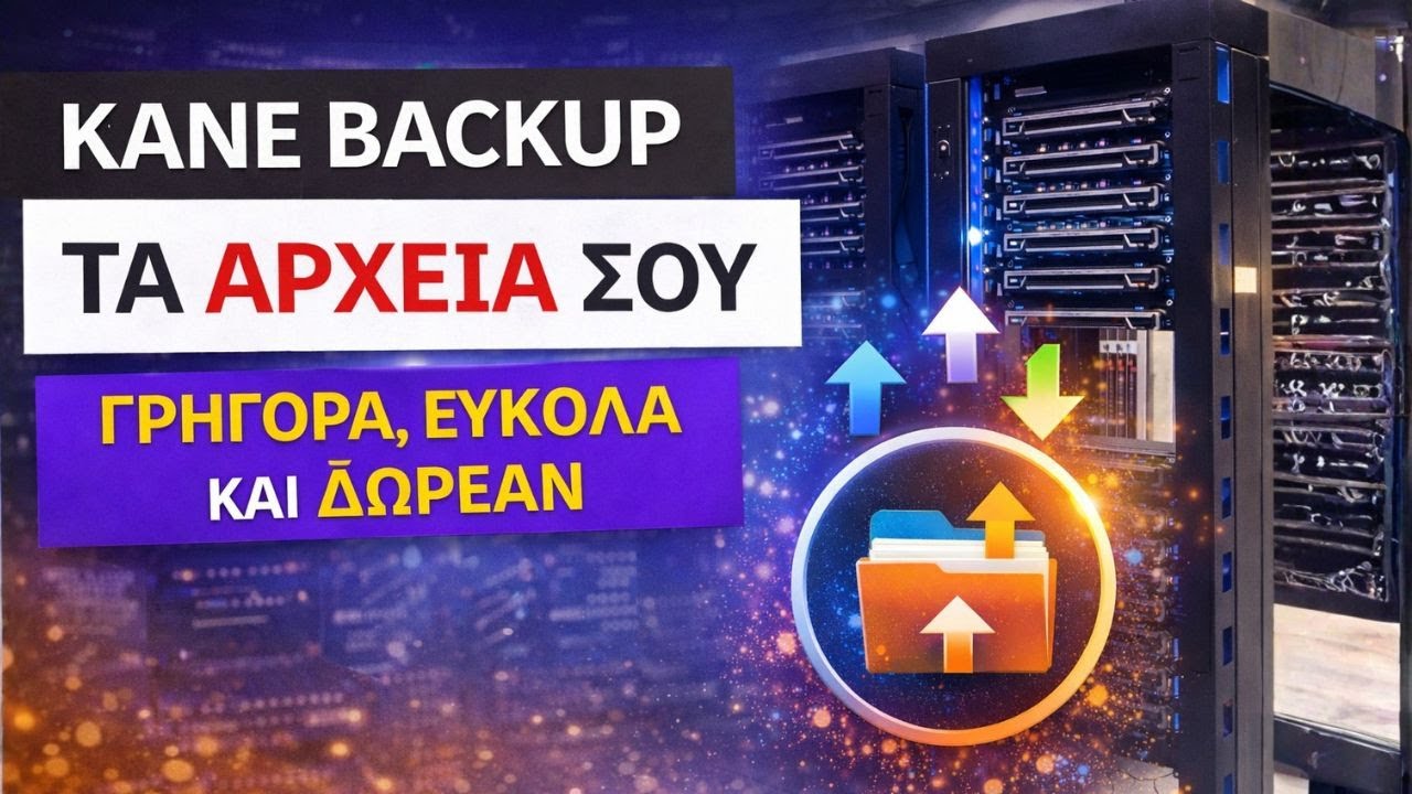 Κανε Backup τα αρχεία σου γρήγορα, εύκολα και δωρεάν. - YouTube
