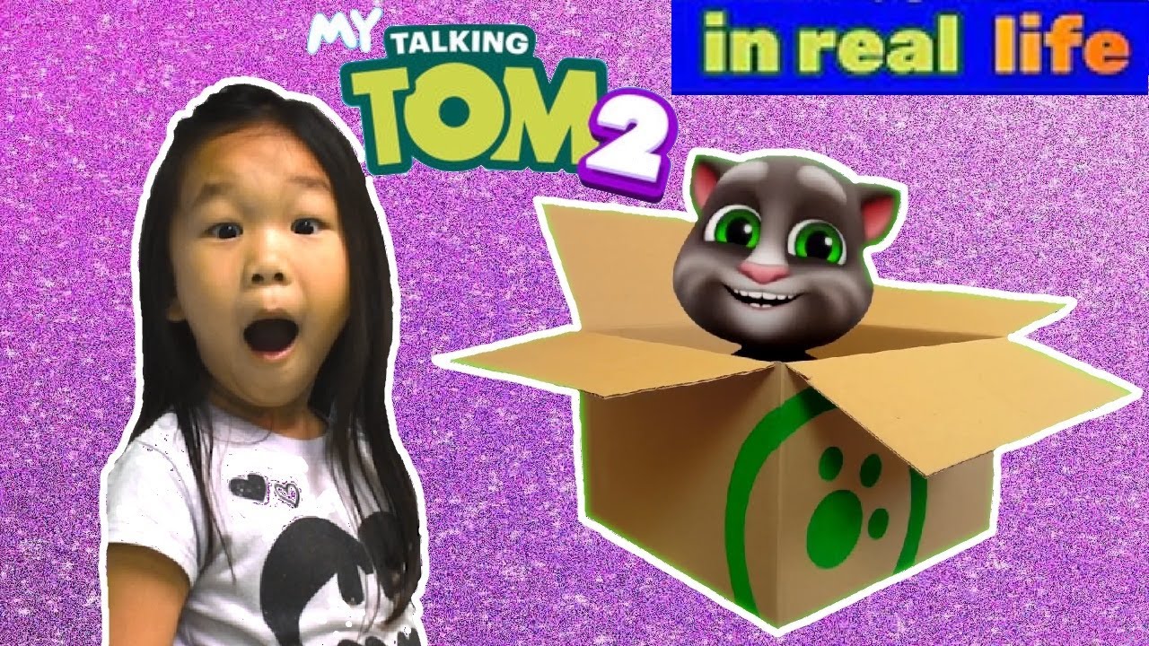 My Talking Tom 2 in REAL LIFE | How Talking Tom settled in our house ...
