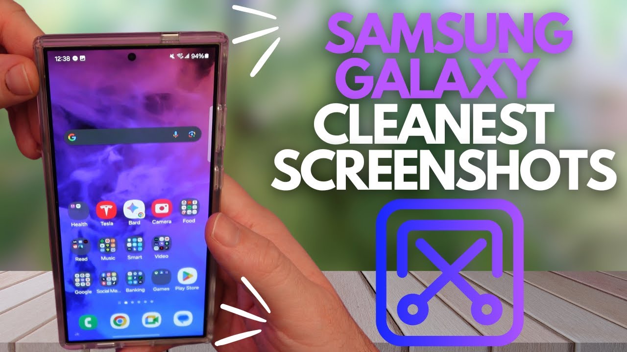 Samsung Galaxy How to take the Cleanest Screenshot - YouTube