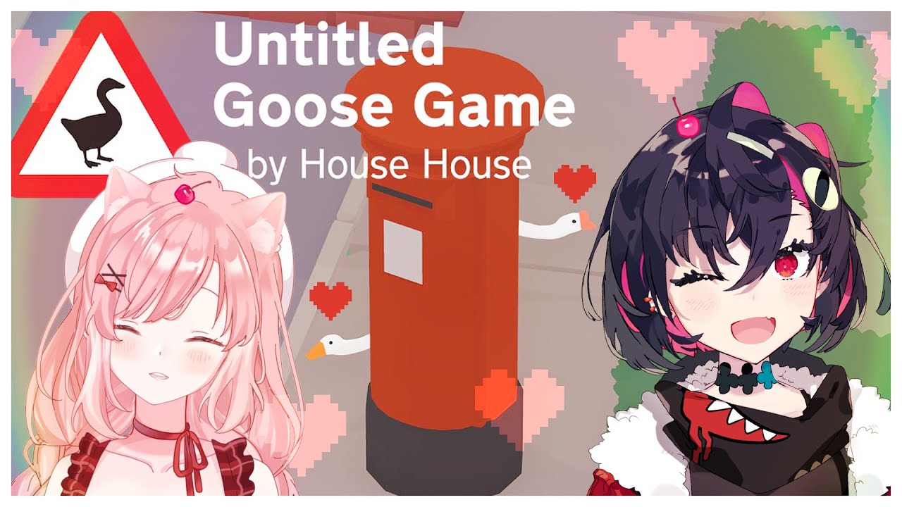 [ Untitled goose game ] Okay... Let's Go! We're a perfect goose duo ...