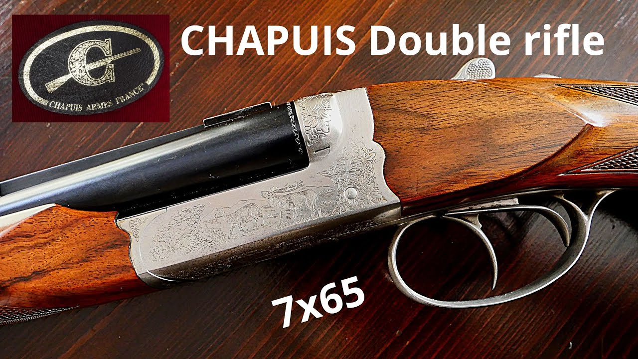 CHAPUIS double rifle 7x65 - YouTube