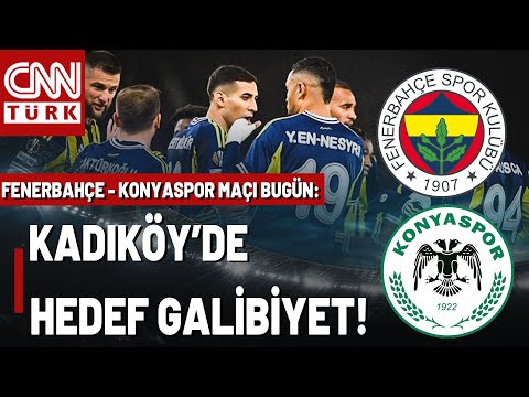 Kadıköy'de Zorlu Randevu! Fenerbahçe-Konyaspor Maçı Bugün Saat Kaçta, Hangi Kanalda?