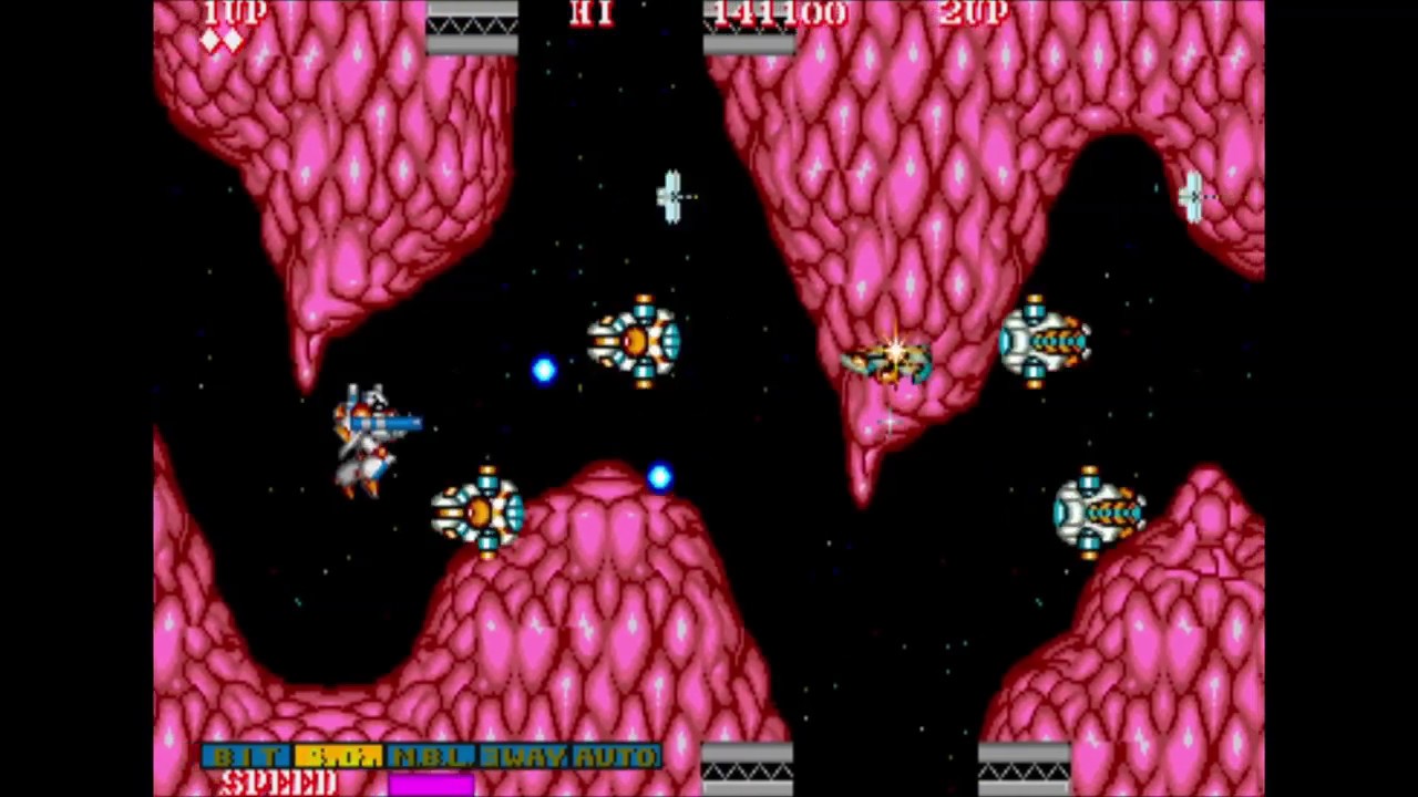 Sidearms Hyper Dyna (1986) Arcade Capcom Complete Playthrough - YouTube