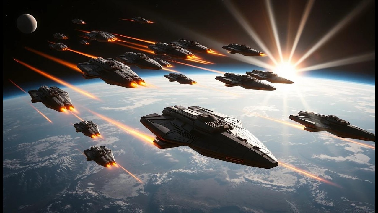 Alien Fleet Attacks Earth, but Humanity's Counterstrike Leaves Them ...