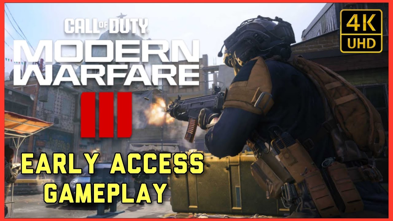 Call of Duty MW3 Early Access BETA Gameplay (4K) - YouTube