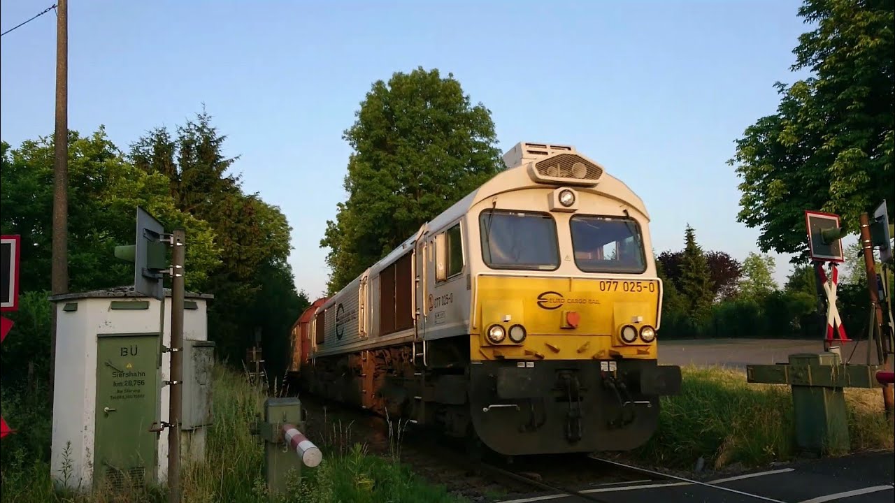 Class 77 auf dem Weg in den Sonnenuntergang - YouTube