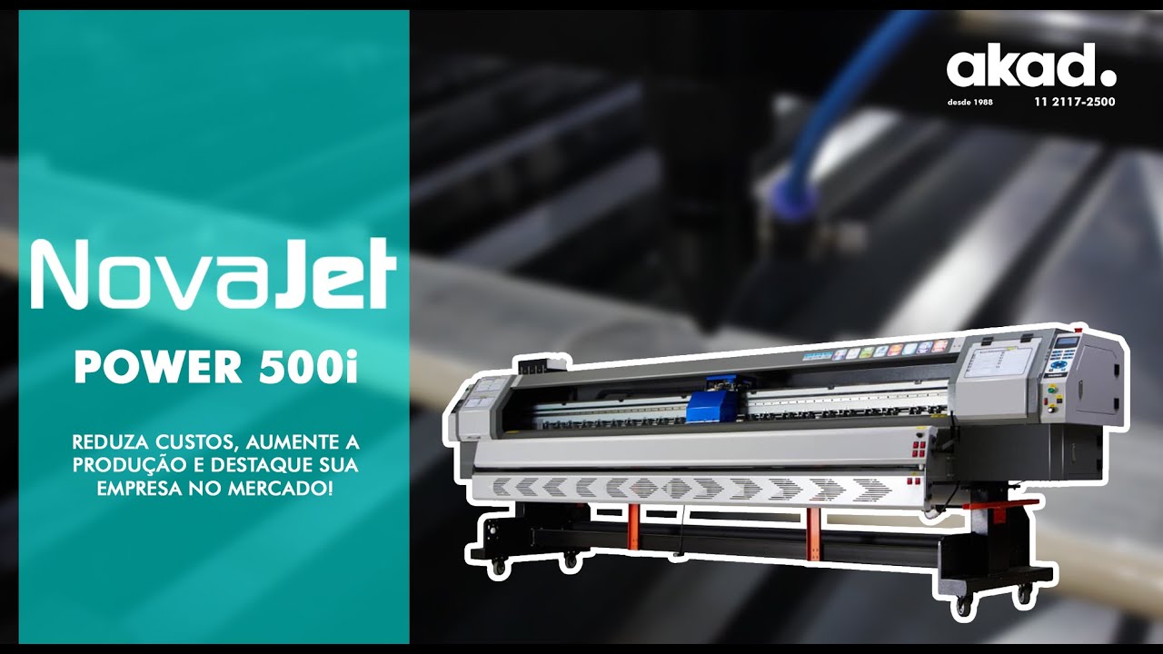 Conheça a impressora de grande formato Novajet Power 500i que reduz ...