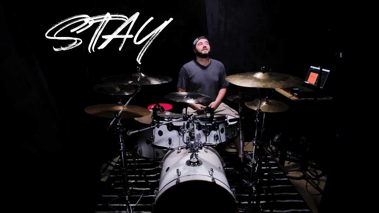 The Kid LAROI, Justin Bieber - STAY (Jeff Beeson Drum Cover) - YouTube