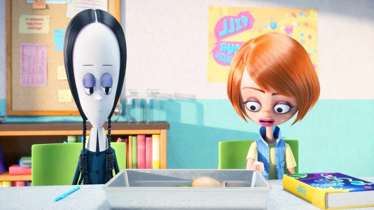 WEDNESDAY makes a BIZARRE MACHINE to create ZOMBIE ANIMALS in science ...