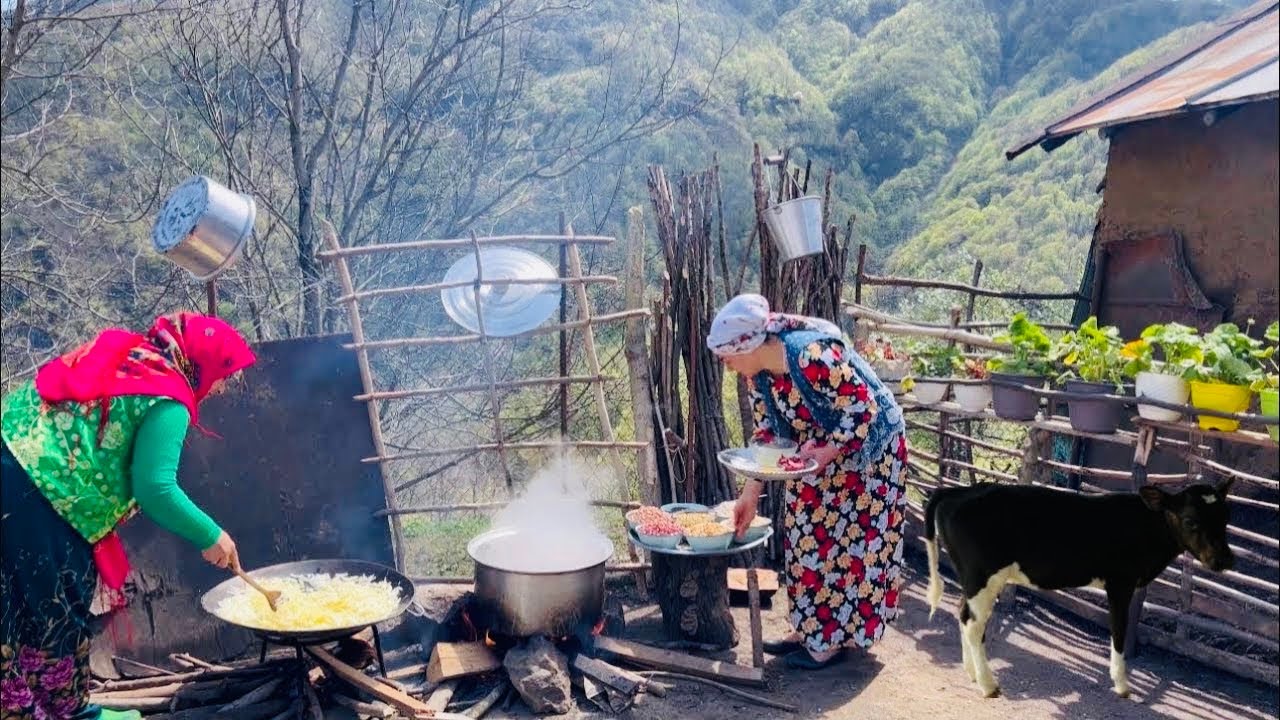 Starting a New Life in the Village: Cooking Dolma & Natural Chicken for ...