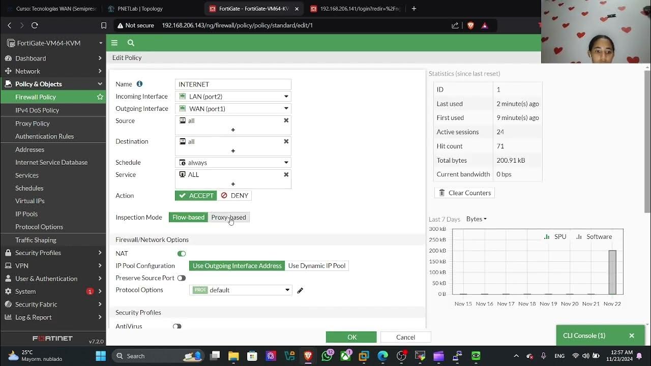 23. Web Proxy - Modo Transparente | FortiGate v7.2.0 - YouTube