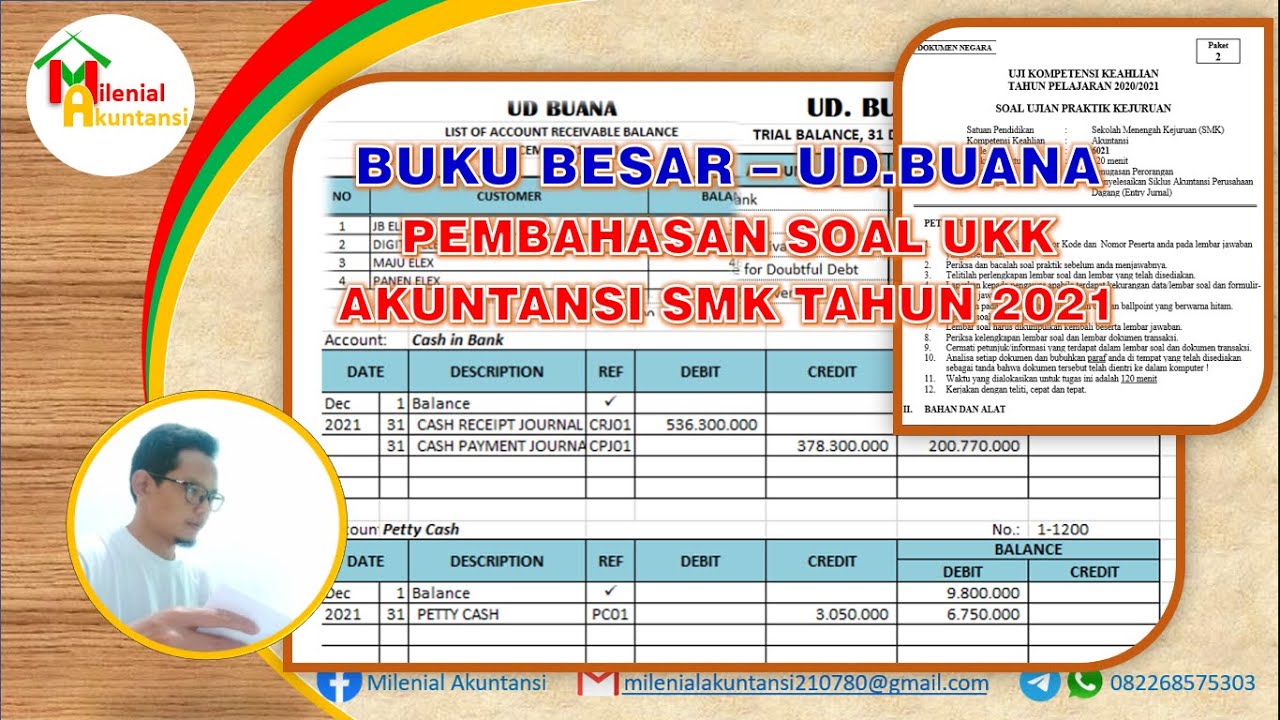 UD Buana - Memproses Buku Besar UD Buana Soal UKK Akuntansi SMK TA 2020 ...