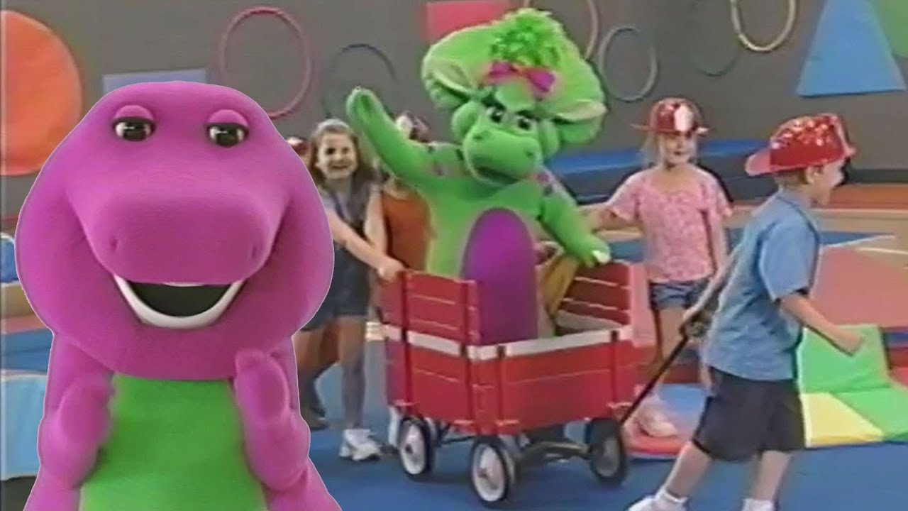 Barney the Dinosaur - Just Imagine (VHS) | Firefighting with Barney ...