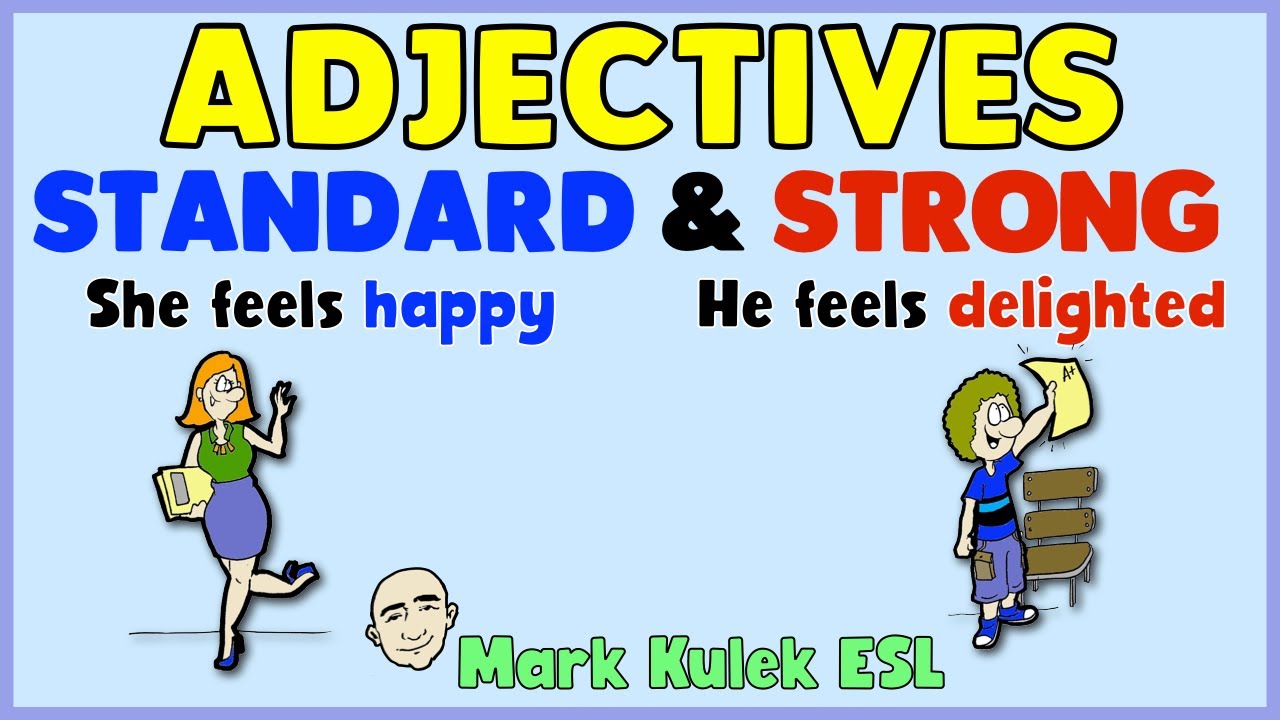 Adjectives (expressions) - English speaking practice (clips #9) | Mark ...