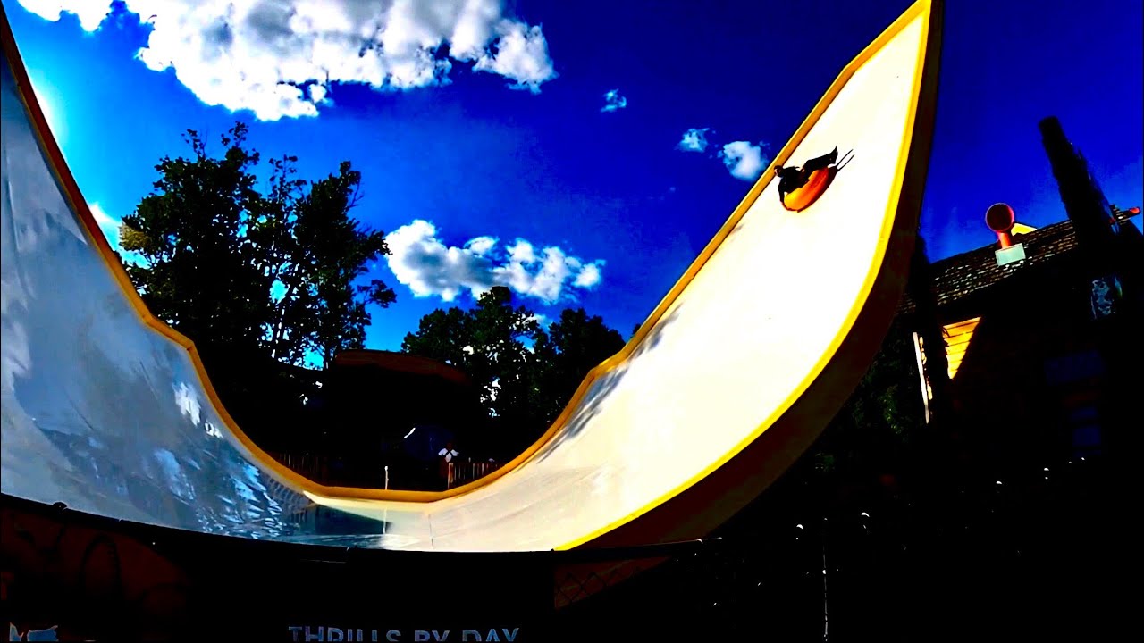 Water Slides Six Flags America - YouTube