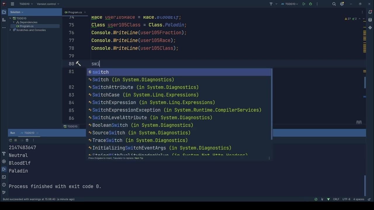 So Verwendest Du Enum Und Flags Enum In C ⭐ Der Game Dev Guide Folge 10 Deuger Youtube