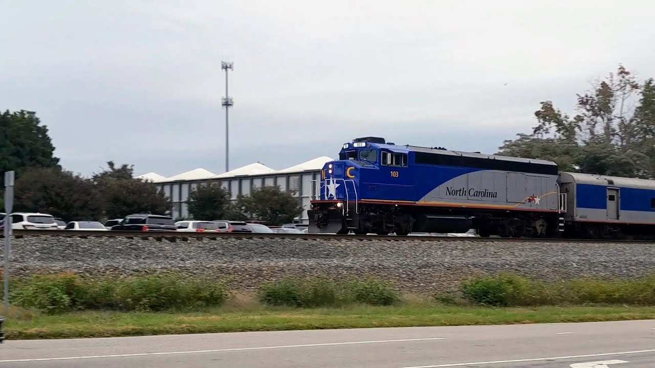Amtrak North Carolina Piedmont Train! - YouTube
