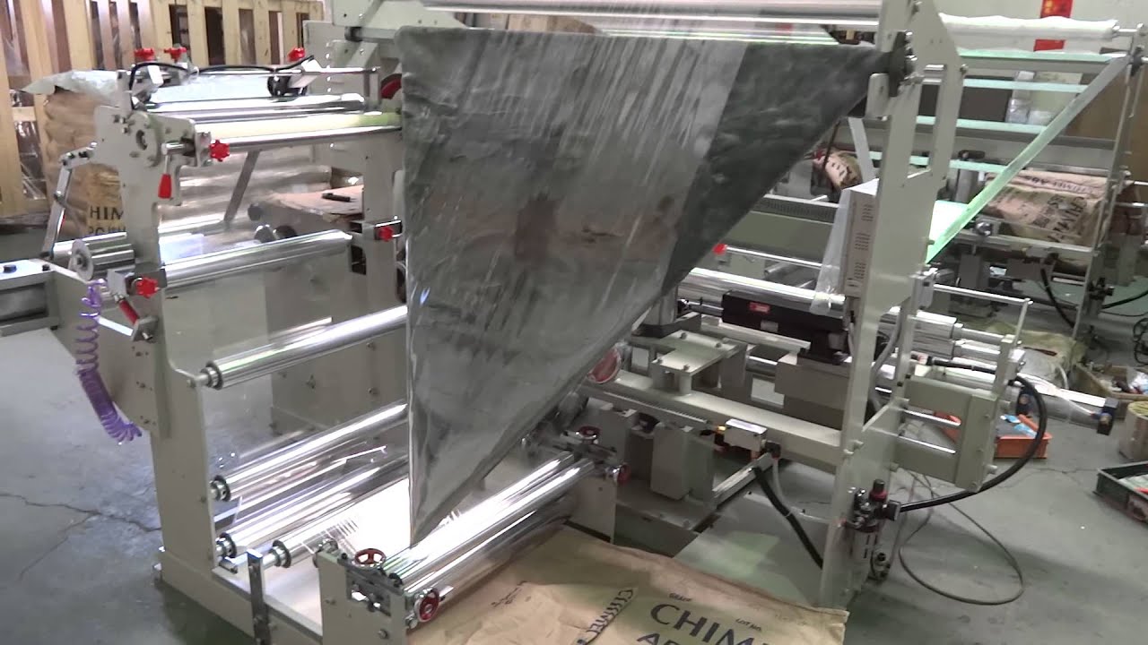 OPP Film Triángulo Máquina plegable OPP膜三角折袋機 OPP Film Triangle Folding ...