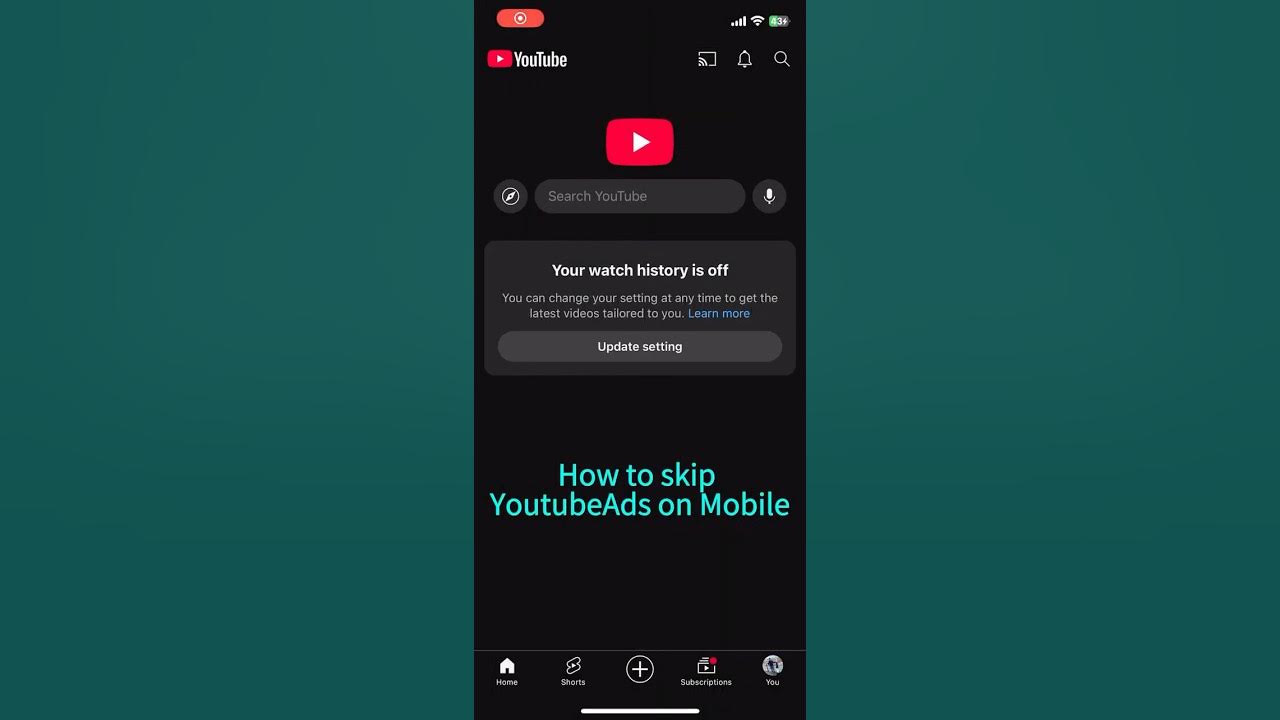 How to skip Youtube Ads - YouTube