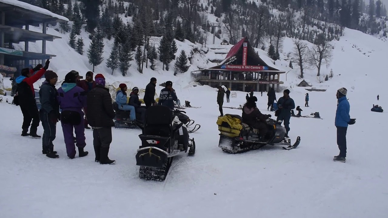 Solang Valley Nehru Kund Activities | Manali | January 20 | Sking | ATR ...