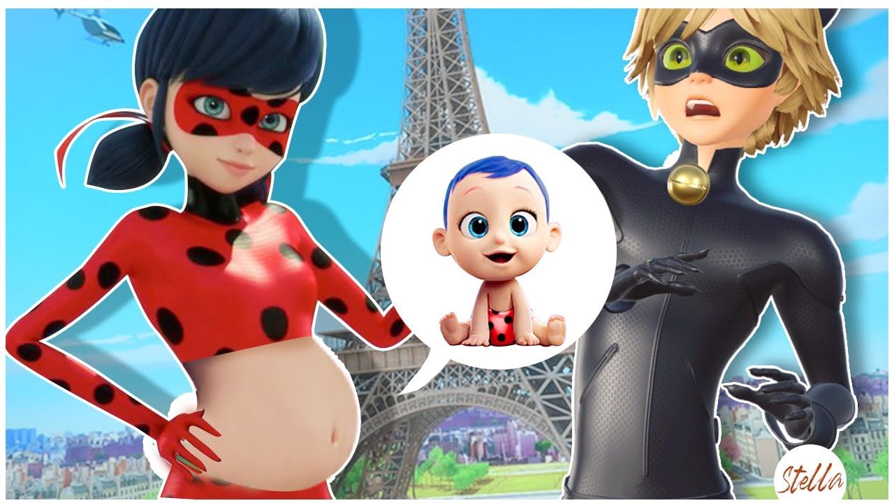 Miraculous Pregnant Ladybug & Cat noir paper dolls story - YouTube