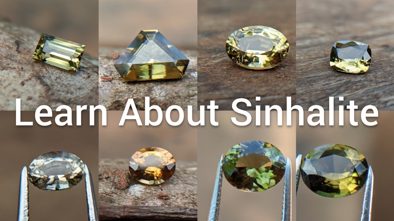 Learn About Sinhalite - Danu Group Rare Gem Collection - YouTube