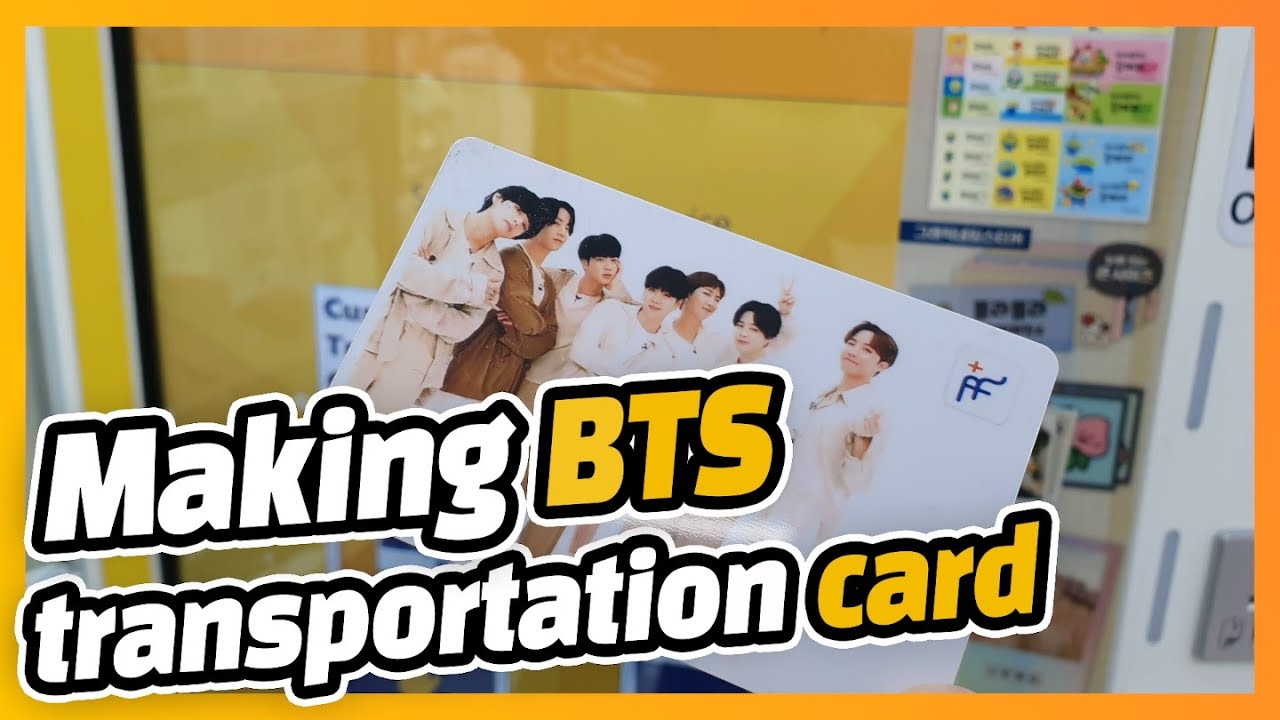 [BTS굿즈만들기] BTS 교통카드 | BTS 카드 | 나만의 교통카드 만들기 | Making BTS transportation ...