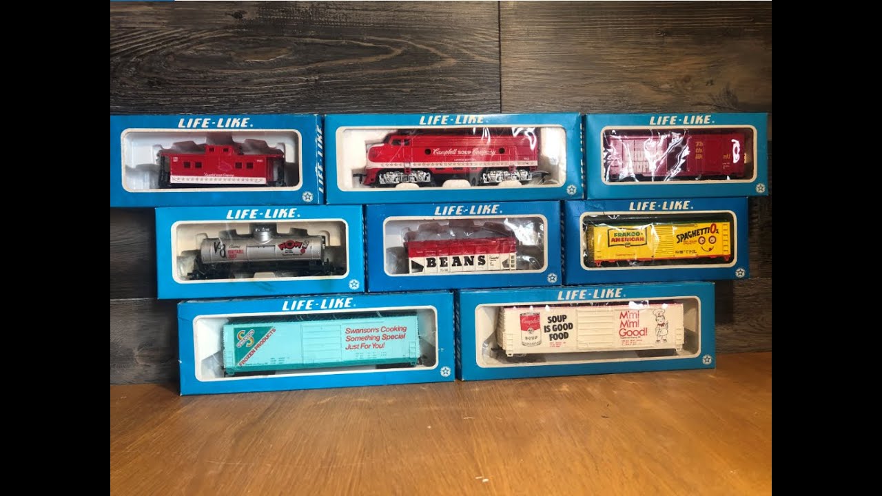 Ho Scale Campbell Soup Train Set Review - YouTube