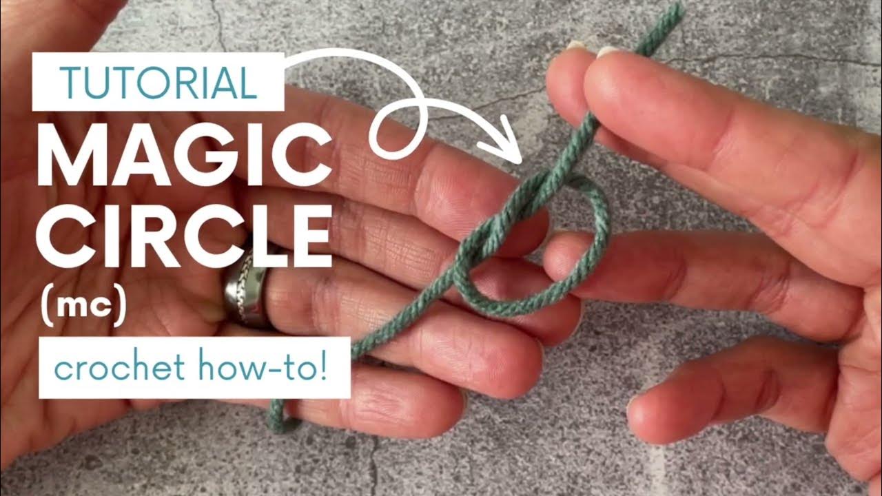 How to Make a Magic Circle (mc) - Magic Ring Crochet Tutorial - YouTube